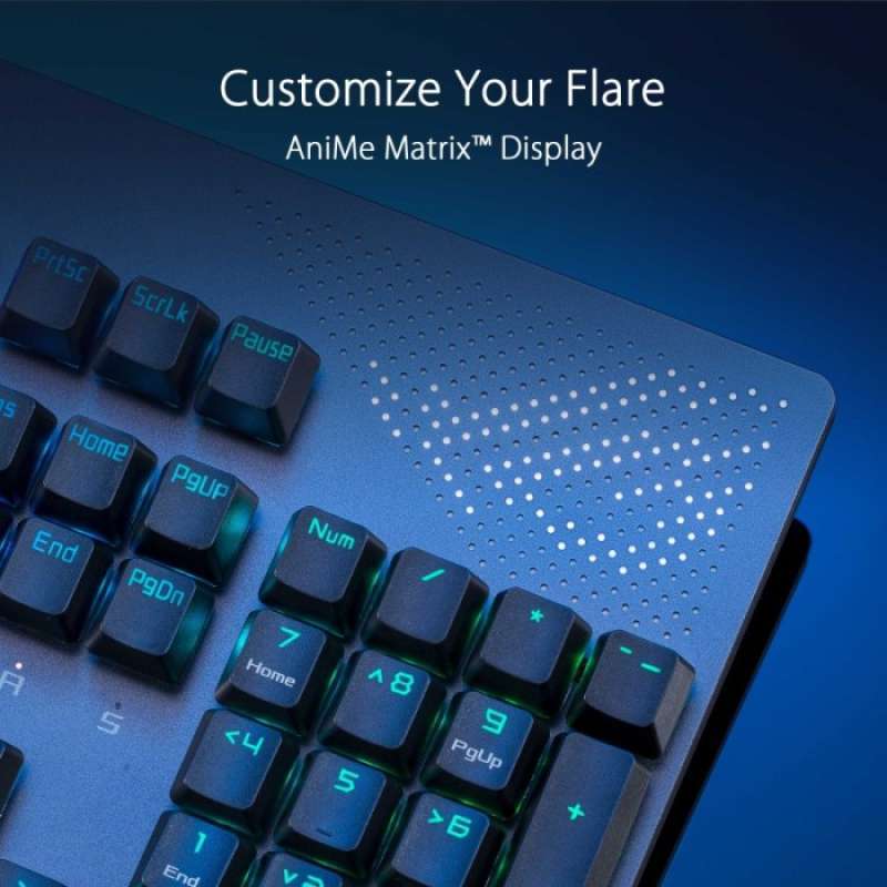 Promo . ROG STRIX Flare II Animate | Gaming Keyboard | AniMe Matrix LED ...