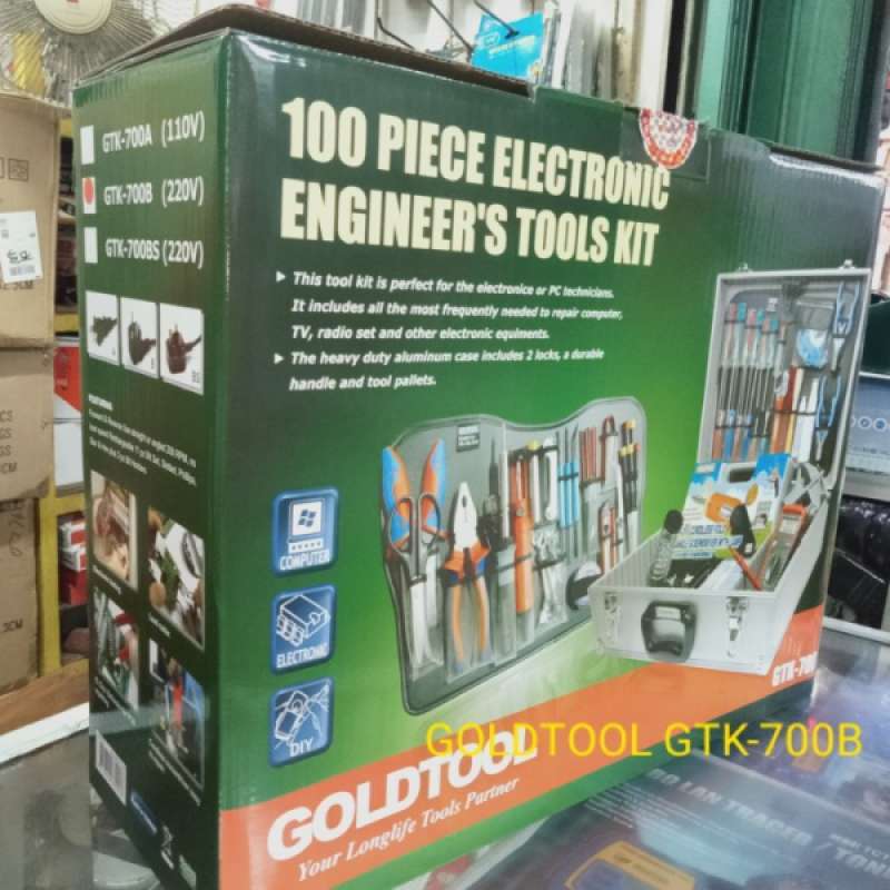 Promo Goldtool Gtk-700 ( 100 Piece Technician Tool Kit ) Made In Taiwan ...