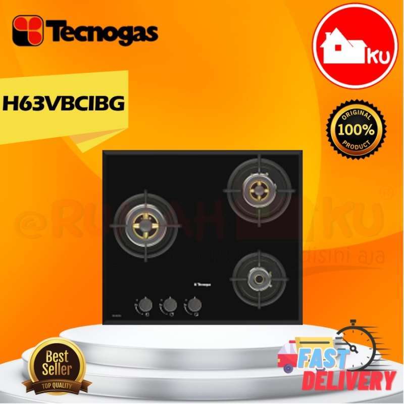 Jual TECNOGAS H63VBCIBG (GLASS BLACK) BUILT IN HOB di Seller RUMAHKU Official Store - Kota ...