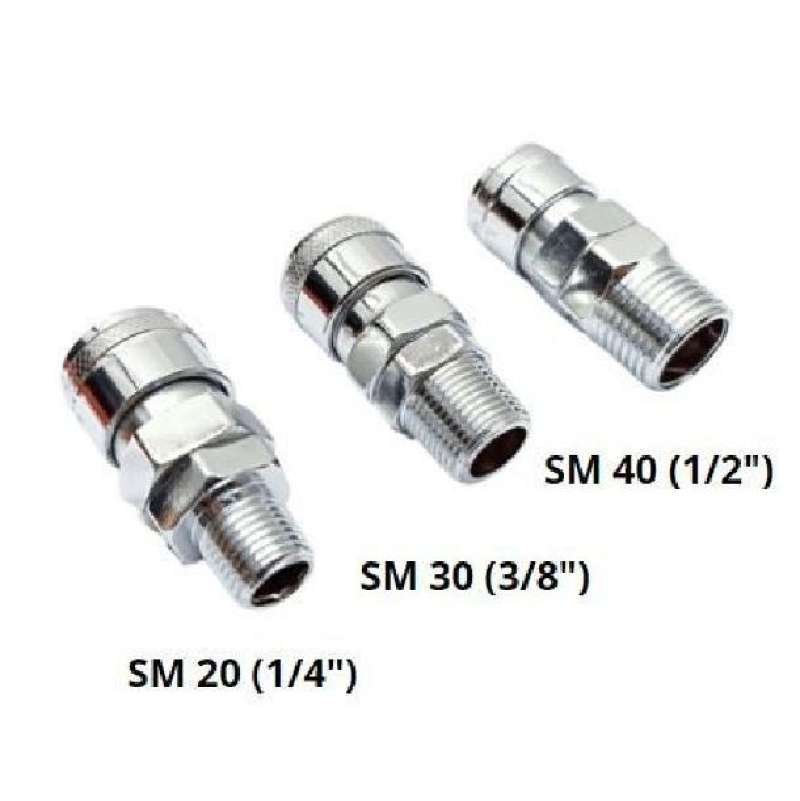 Jual Coupler SM 40 Drat Luar Sambungan Selang Komprsor Female ...