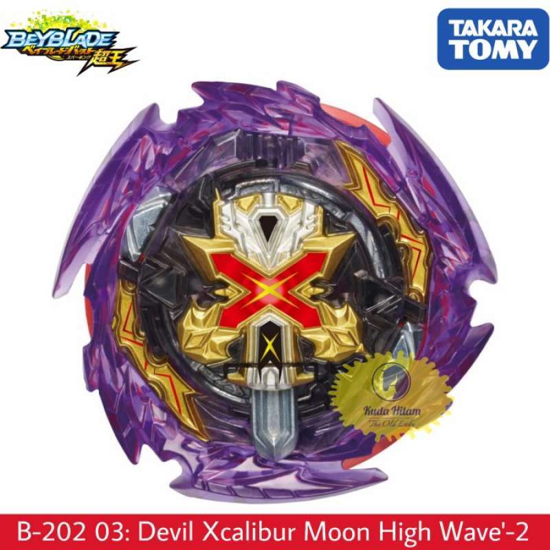 Jual Beyblade BU Burst Ultimate B-202 RBV 30 Devil Xcalibur Moon High Wave di Seller The Old ...
