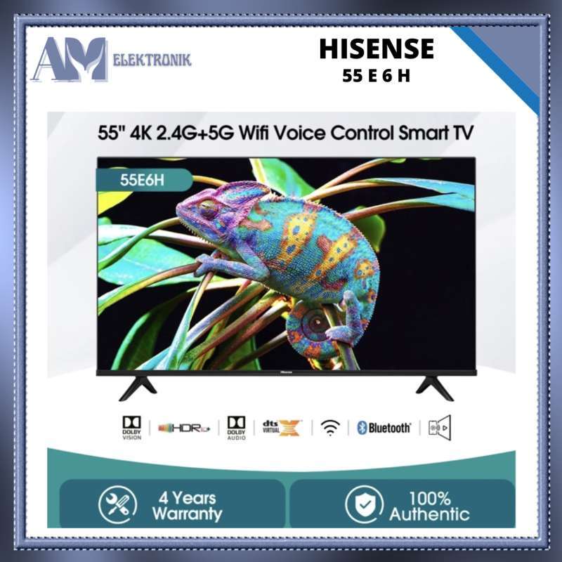 Jual Hisense Smart Tv 55 E6 H Original, Murah & Diskon Juni 2024 | Blibli