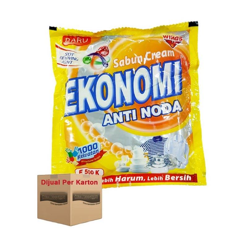 Jual EKONOMI E500 Cream Kuning Sabun Pembersih Pakaian [1 Dus/ 30 pcs ...