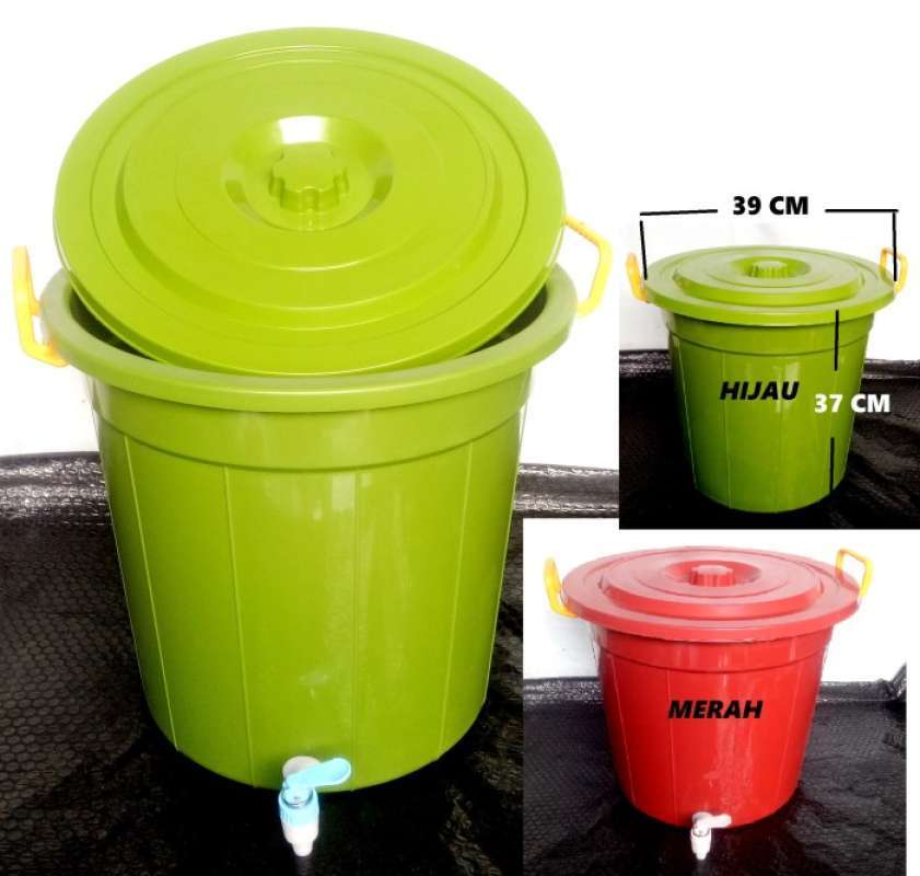 Jual Ember Wudhu / Ember Dispenser 30 Liter / Ember Kran Cuci Tangan ...