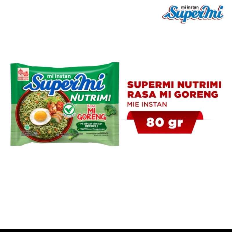 Jual Mi Instan Supermie Nutrimi Rasa Mi Goreng 80gr di Seller Tokoku ...