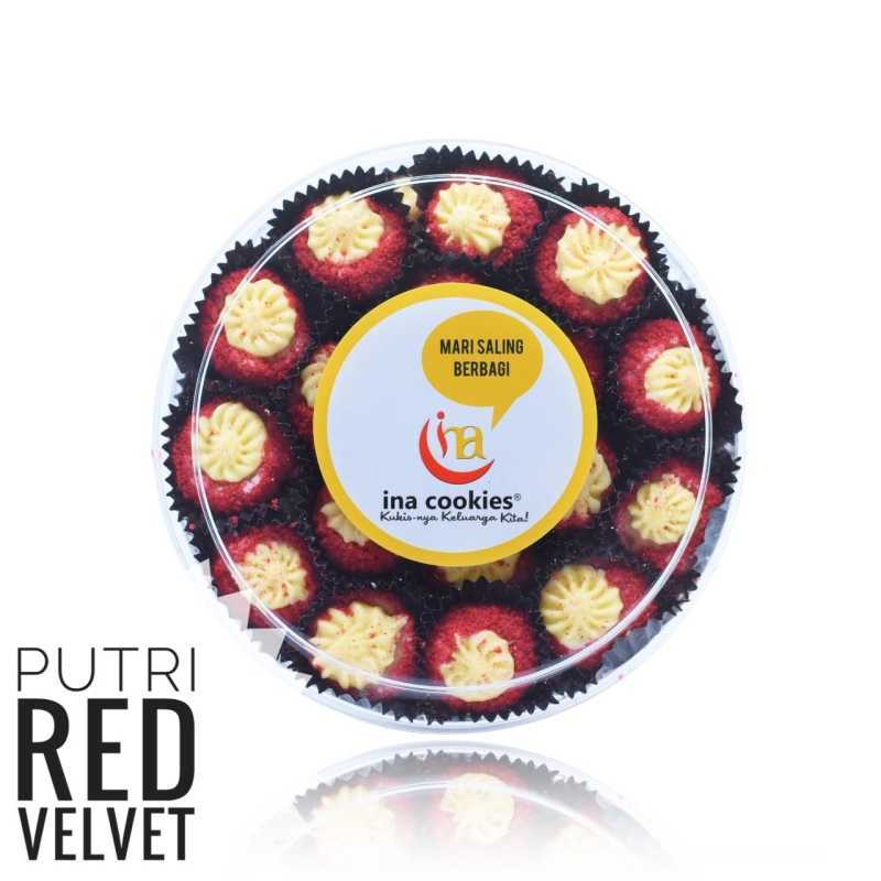 Promo Ina Cookies Putri Red Velvet Kue Kering Diskon 13% di Seller ...