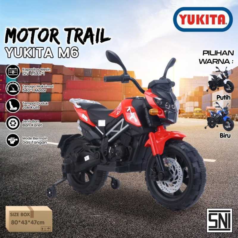 Jual Mainan Motor Aki Anak Yukita M6 Motor TRAIL YUKITA M6 di Seller ...