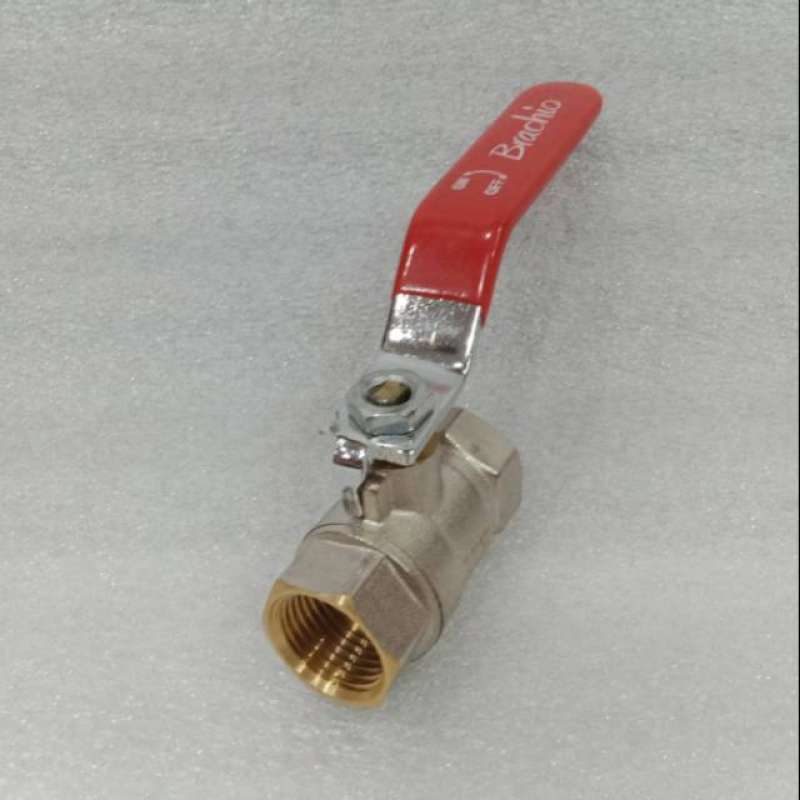 Jual Stop Kran Kuningan 1/2 L Ball Valve Keran 1/2 Inci Inch Di Seller ...
