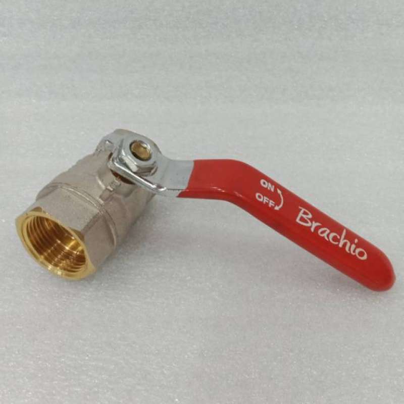 Jual Stop Kran Kuningan 1/2 L Ball Valve Keran 1/2 Inci Inch Di Seller ...