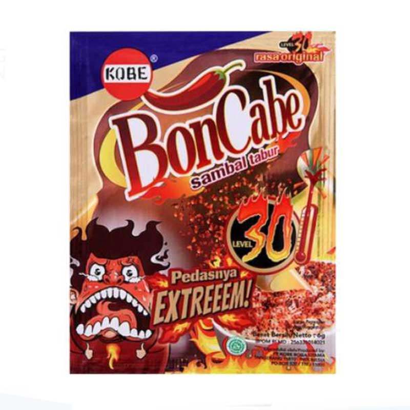 Jual BONCABE Level 30 Kobe Sambal Tabur [Original/ Pack/ Sachet] di ...