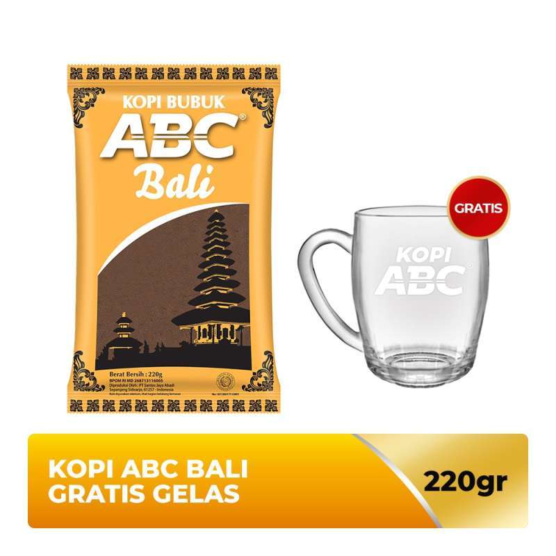 Jual Kopi ABC Bali (220 g) Free Gelas di Seller apriliantstore - Kota ...