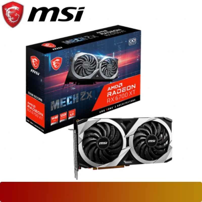 Promo MSI RADEON 6700 XT MECH 2X 12G OC | Radeon RX 6700 XT 12GB GDDR6 ...