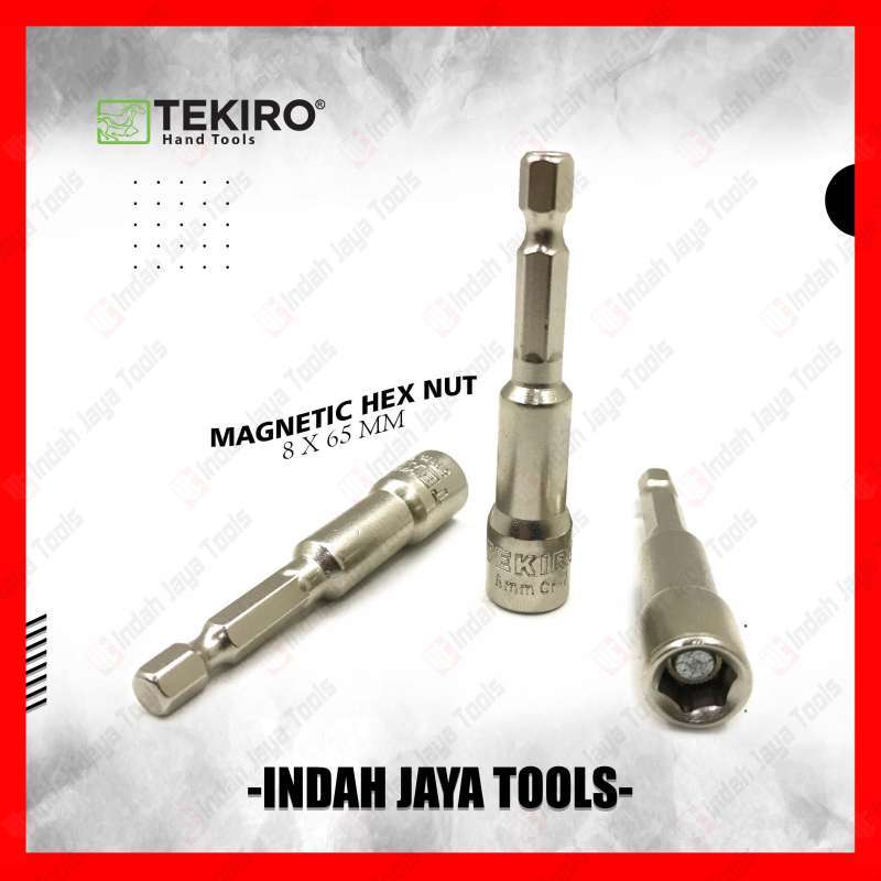 Jual TEKIRO MH1407 Kunci Mata Roofing Sock 8 x 65 mm - Magnetic Hex Nut di Seller Indah Jaya ...