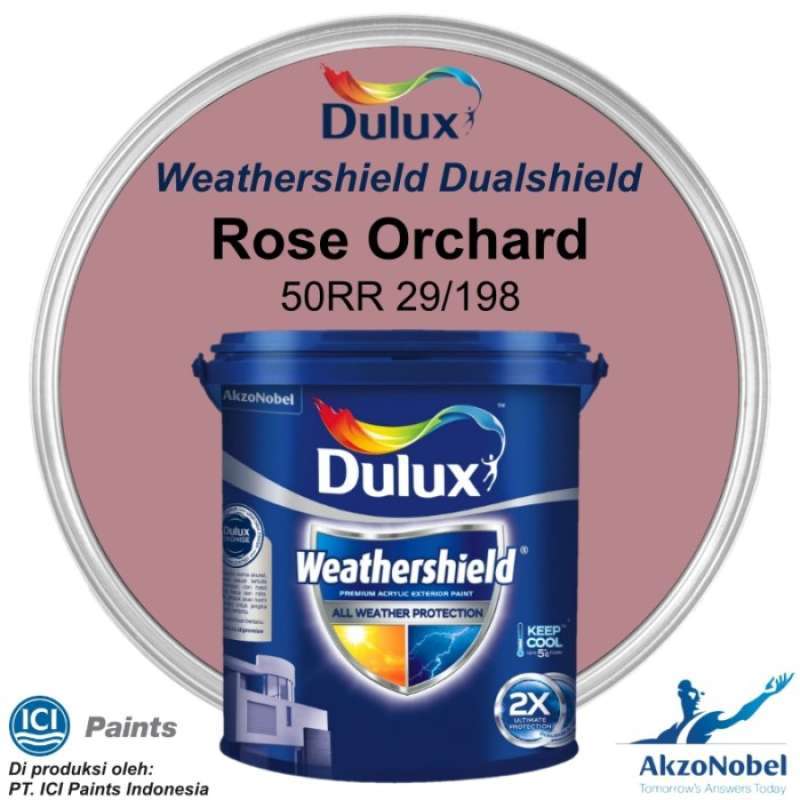 Jual CAT DULUX WEATHERSHIELD 20 LT - ROSE ORCHARD 50RR 29/198 di Seller ...