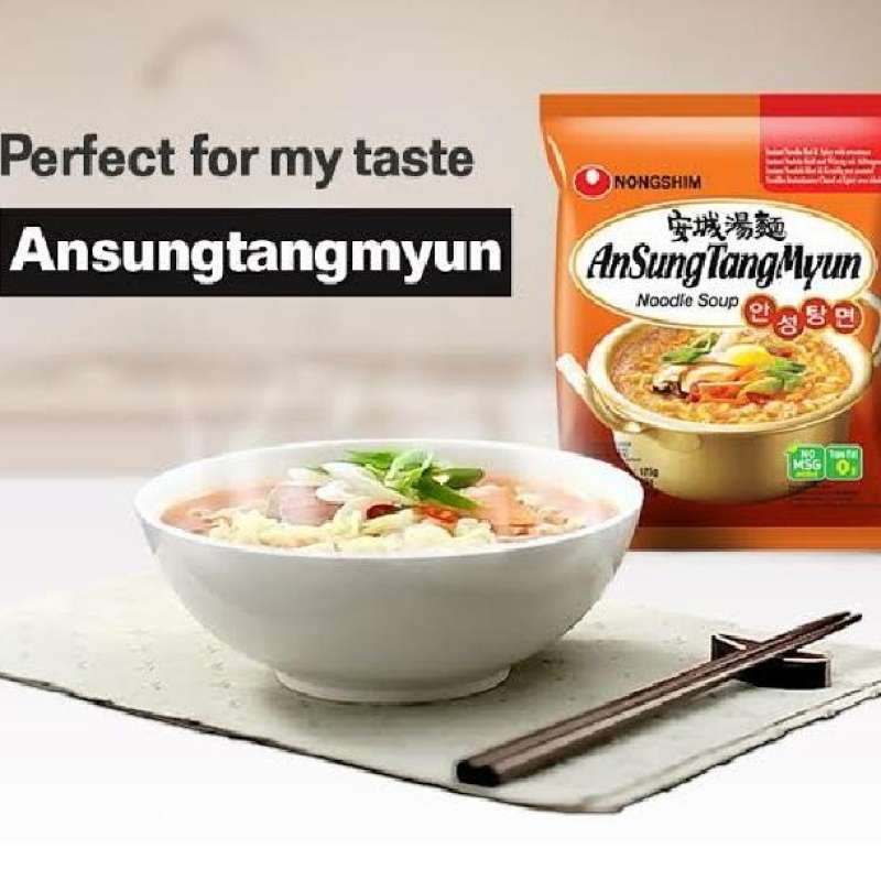 Jual nongshim ansungtangmyun noodle 125 gr Made in korea halal MUI di ...