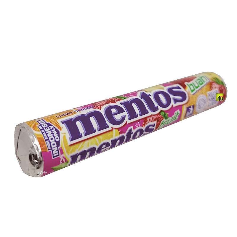 Jual Mentos - Chewy Dragees Candy - Roll 29gr - Fruit Di Seller ...