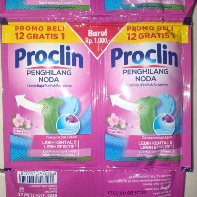 Jual Proclin Warna 1 Dus Termurah - Harga Grosir Terupdate Hari Ini ...