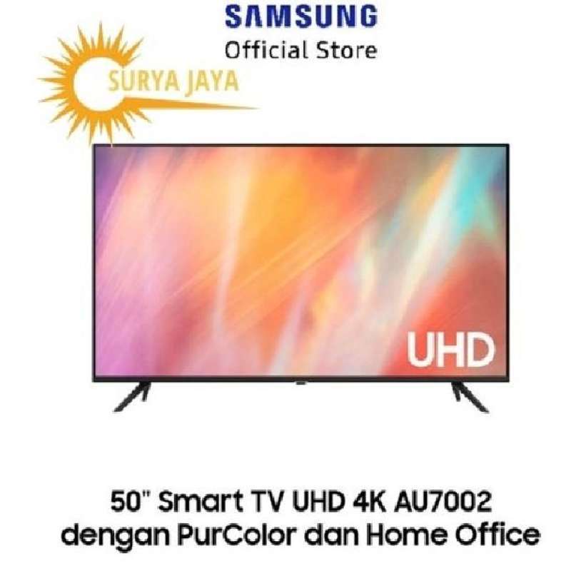 Jual SAMSUNG LED Smart TV 4K 50 inch - AU7002 - Crystal UHD 4K (Medan) di Seller SURYAJAYAMEDAN ...