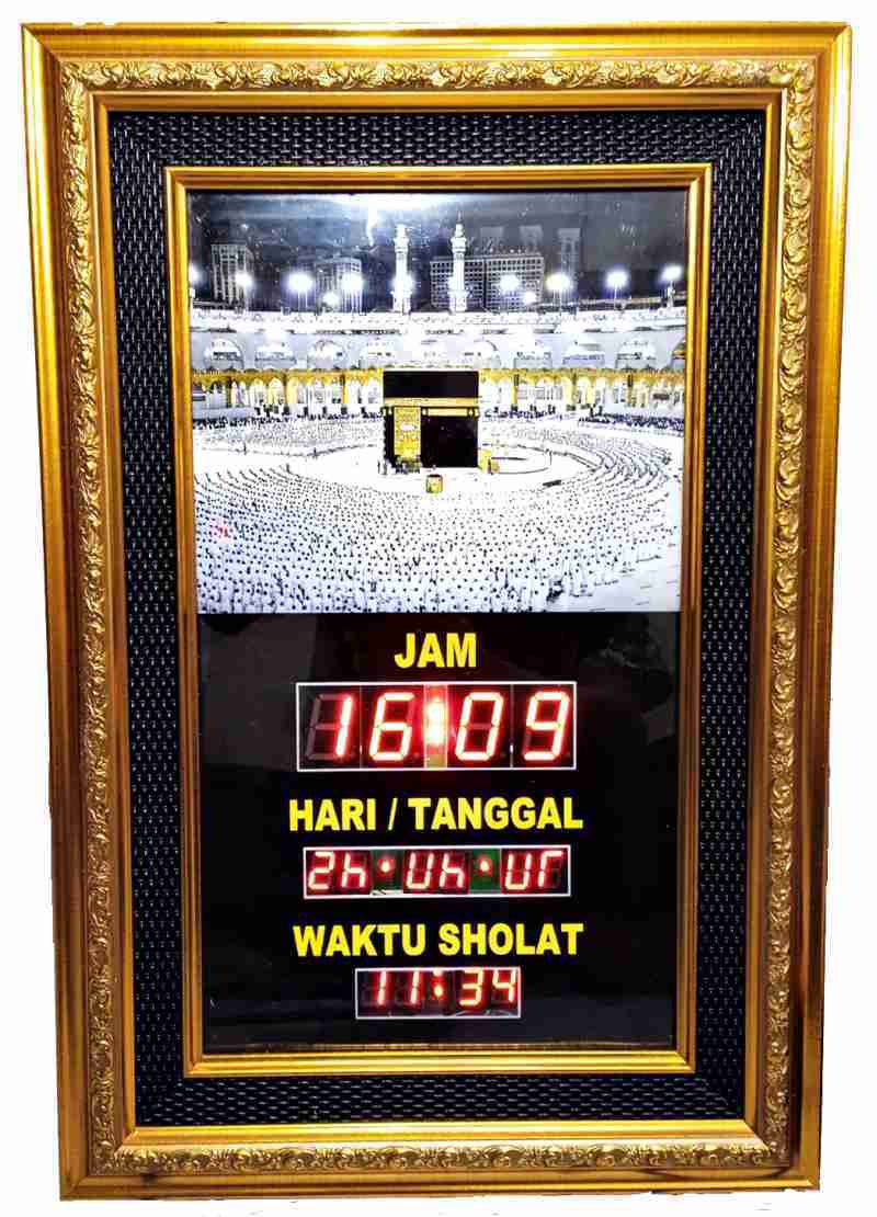 Promo Jam Digital Sholat Jadwal Sholat Digital Otomatis Ada Suara Adzan ...