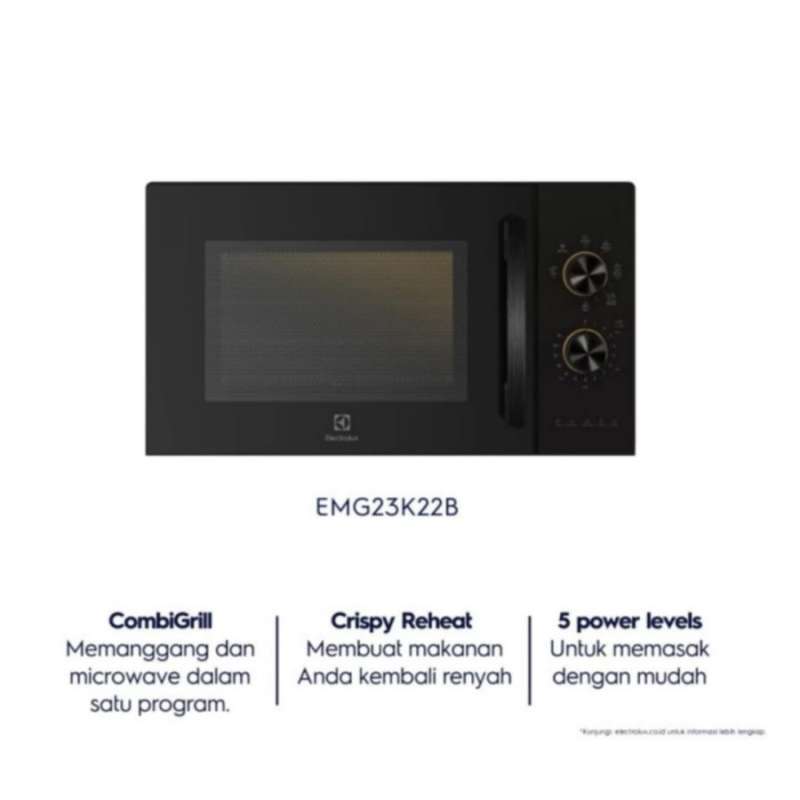 Jual ELECTROLUX MICROWAVE EMG23K22B / EMG 23K22 B / EMG 23K22B di ...