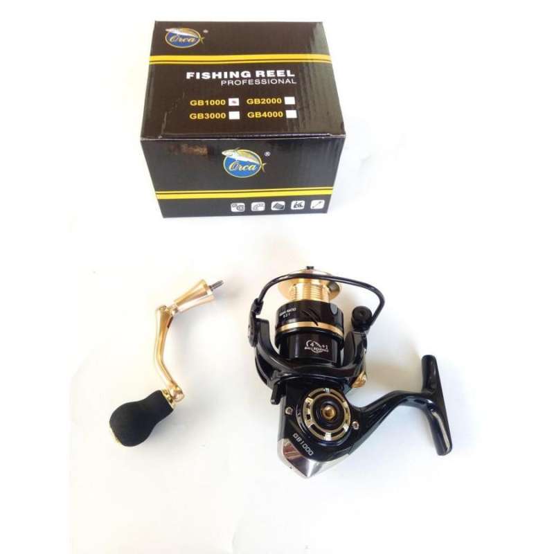 Jual Reel Spinning Orca Jaguar 1000 2000 3000 4000 5000 6000 Power ...