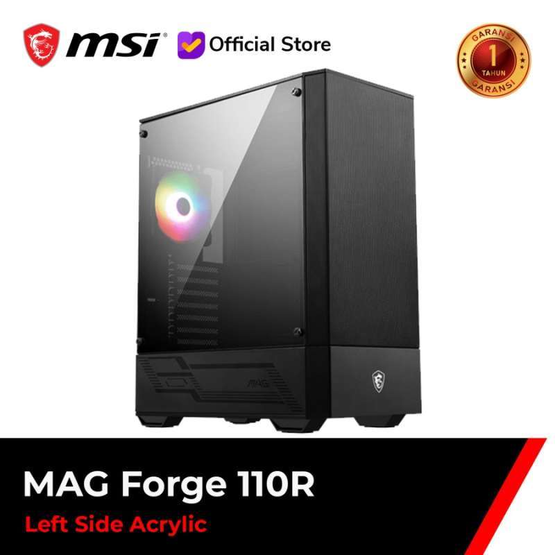 Jual MSI MAG FORGE 110R ATX Mid-Tower - Gaming Case di Seller MSI Shop ...