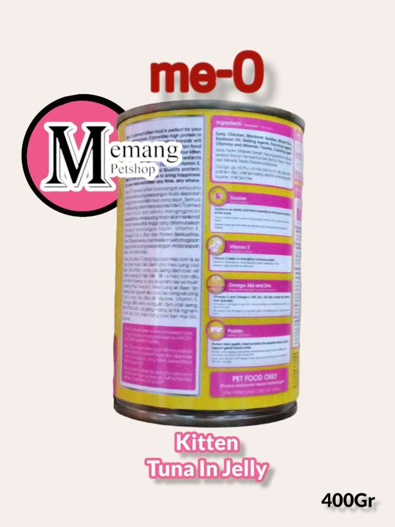Jual Me-o Kitten Kaleng Tuna 400gram Makanan Anak Kucing Basah Meo Di ...
