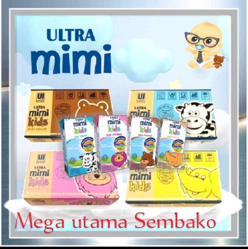 Jual Ultra Jaya Milk Mimi Susu Uht [125 Ml / 1 Dus / 40 Pcs] Varian ...