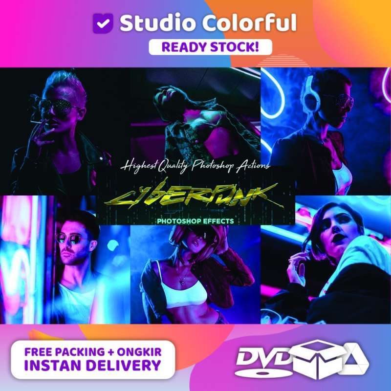 Jual CyberPunk PRO Photoshop Actions di Seller Fokus Konten ...