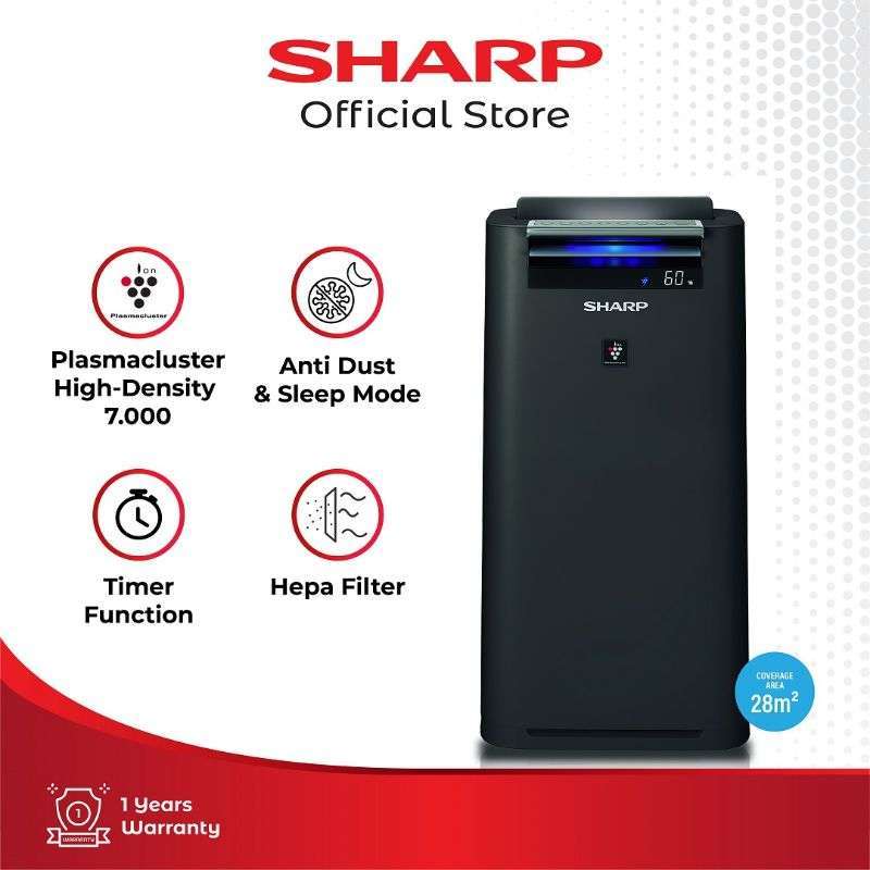 Promo Sharp Kc-g40y H/w Air Purifier Humidifier Water Tank 2.5 L [28m ...
