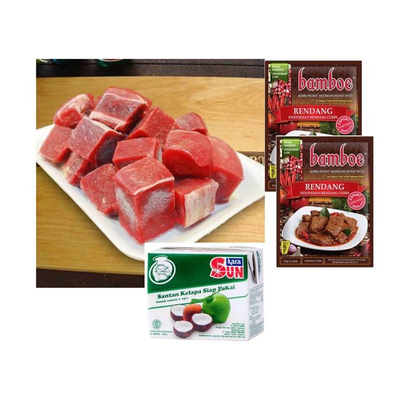 Jual Sumber Harapan Frozen Food Paket Lengkap Rendang [Daging Rendang ...