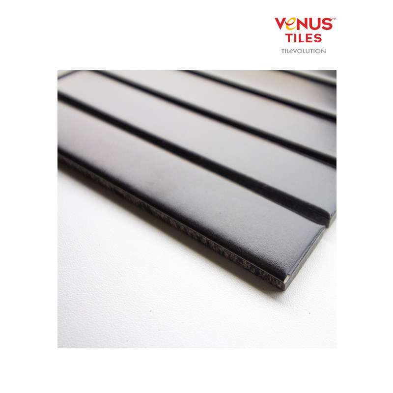 Jual Venus Mosaico | Pottery Long Striped Black (matte) Di Seller Venus ...
