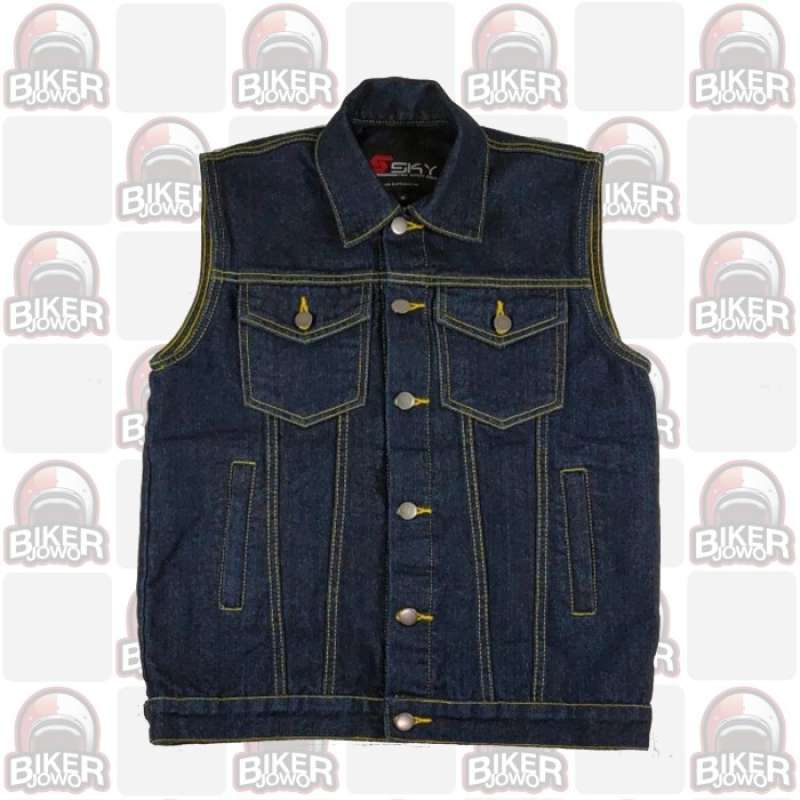 Jual Rompi Motor Sky Denim Touring Protektor - Punggung dan Dada di ...