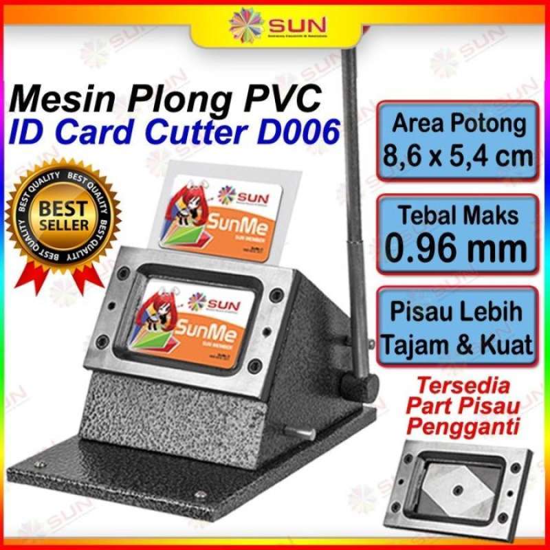 Jual Mesin Alat Pemotong Kertas Id Card / Plong Id Card / Pvc Card ...