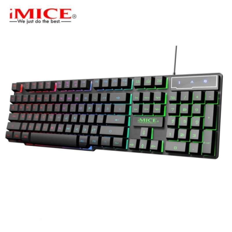 Promo Imice Gaming Keyboard Professional Rgb Backlit Ak 600 Black ...