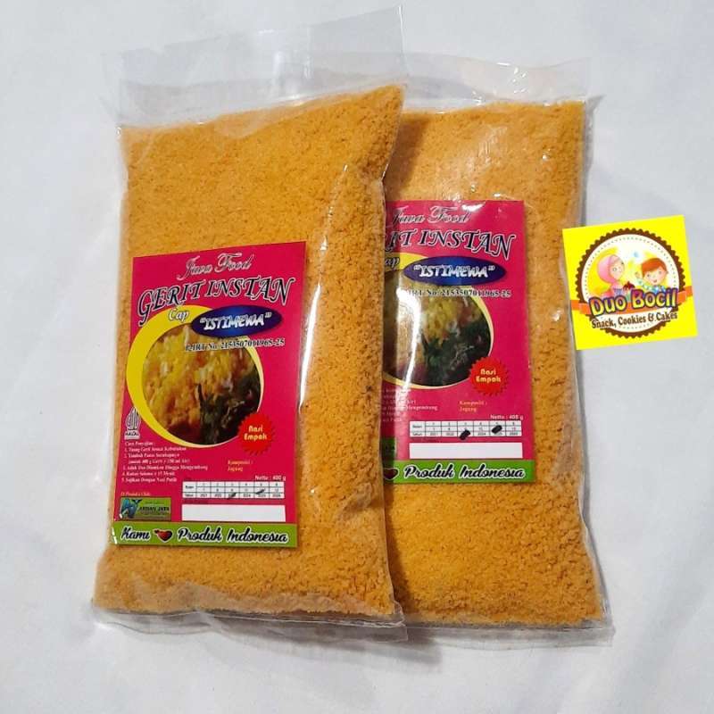 Jual Nasi Jagung Ampok Gerit Instant Asli Malang [400g] Duo Bocil Snack ...