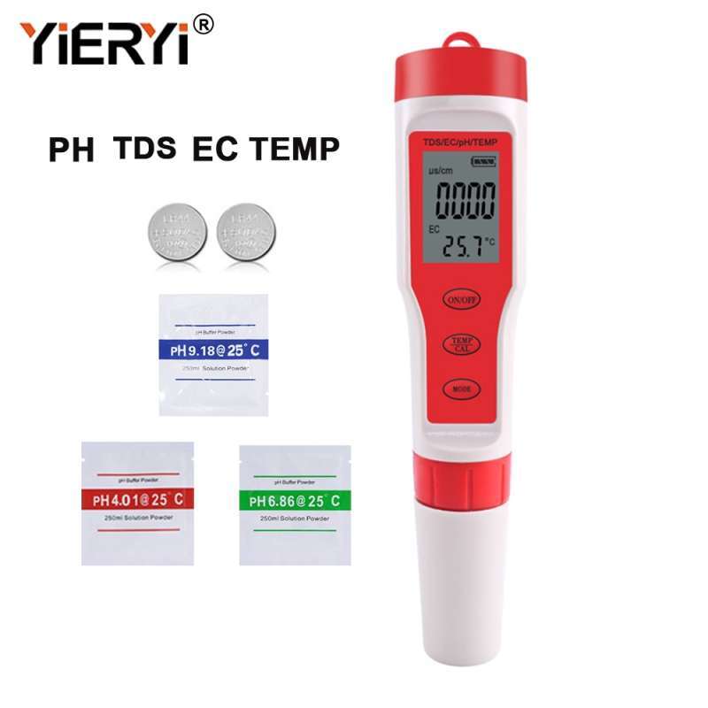 Jual Alat Ukur Kualitas Air Yieryi. PH Meter Air dengan TDS PH EC ...