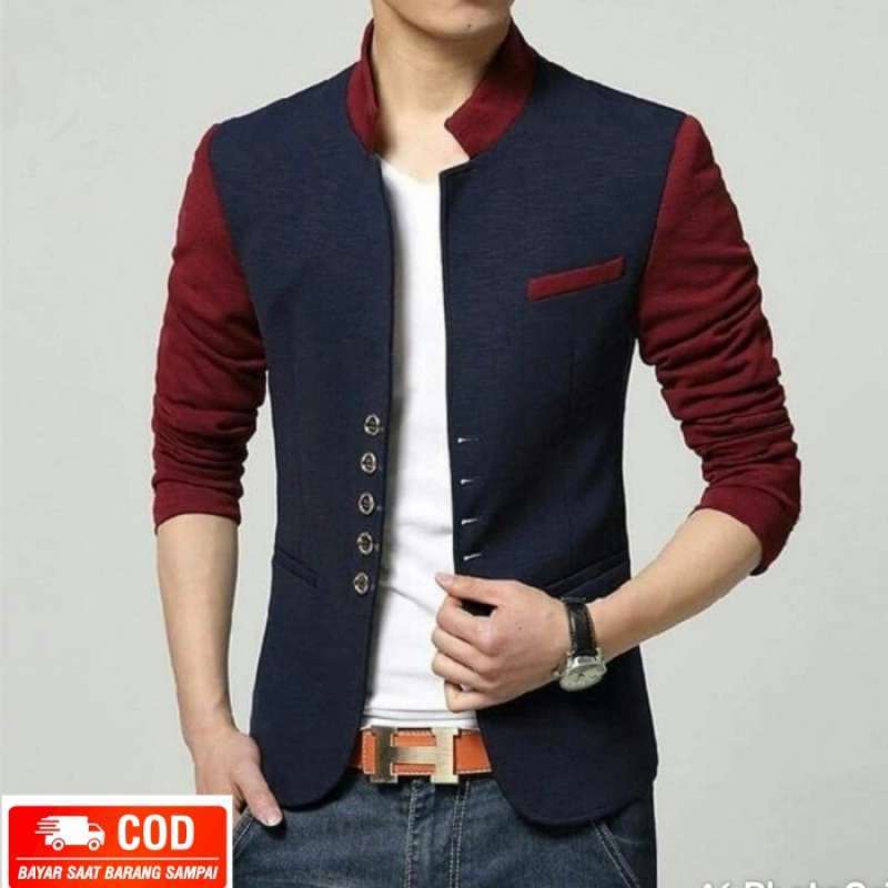 Promo JAS PRIA/BLAZER PRIA/JAS BLAZER PRIA MATRIX BIRU Diskon 33% di ...