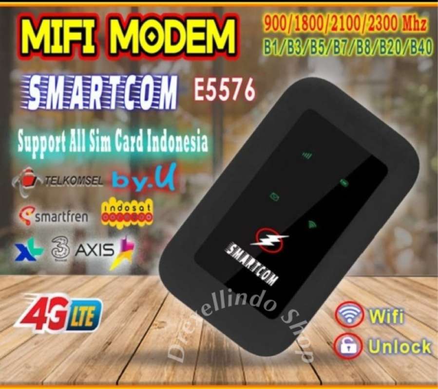 Jual Modem Wifi SMARTCOM E5576 NEW VERSION Unlock di Seller NEW VISION - Pondok Kopi, Kota ...
