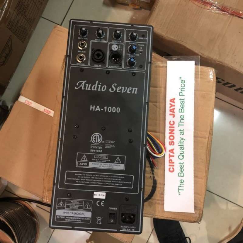 Jual mesin kit power amplifier aktif audioseven HA1000 di Seller NEW ...
