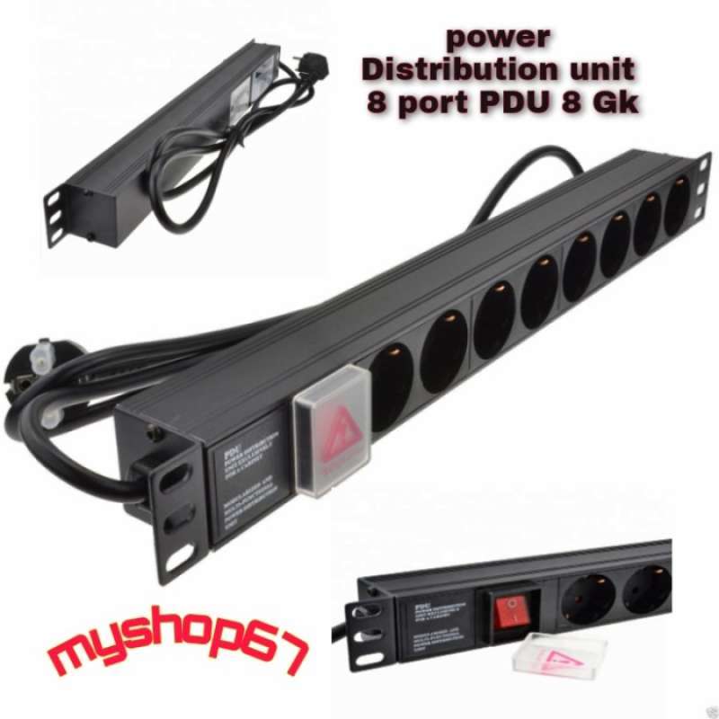 Jual Indorack 8 Port Pdu Power Distribution Unit 8 Gk Di Seller New ...