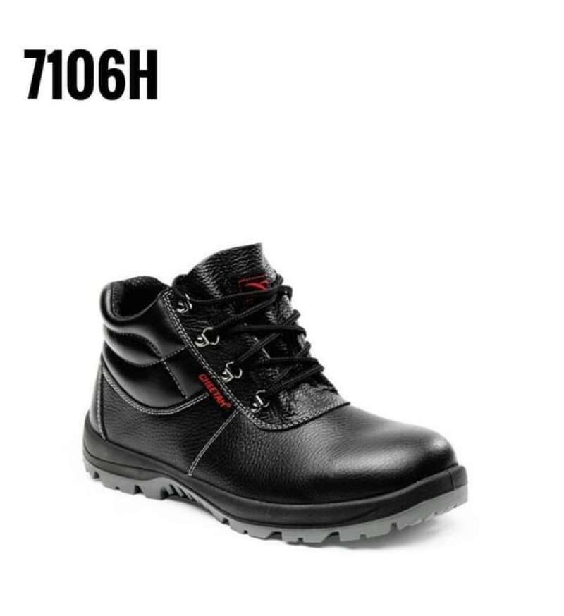Jual Safety Shoes Cheetah 7106 H Sepatu 7106h Safe Toe Cap Proyek Di ...