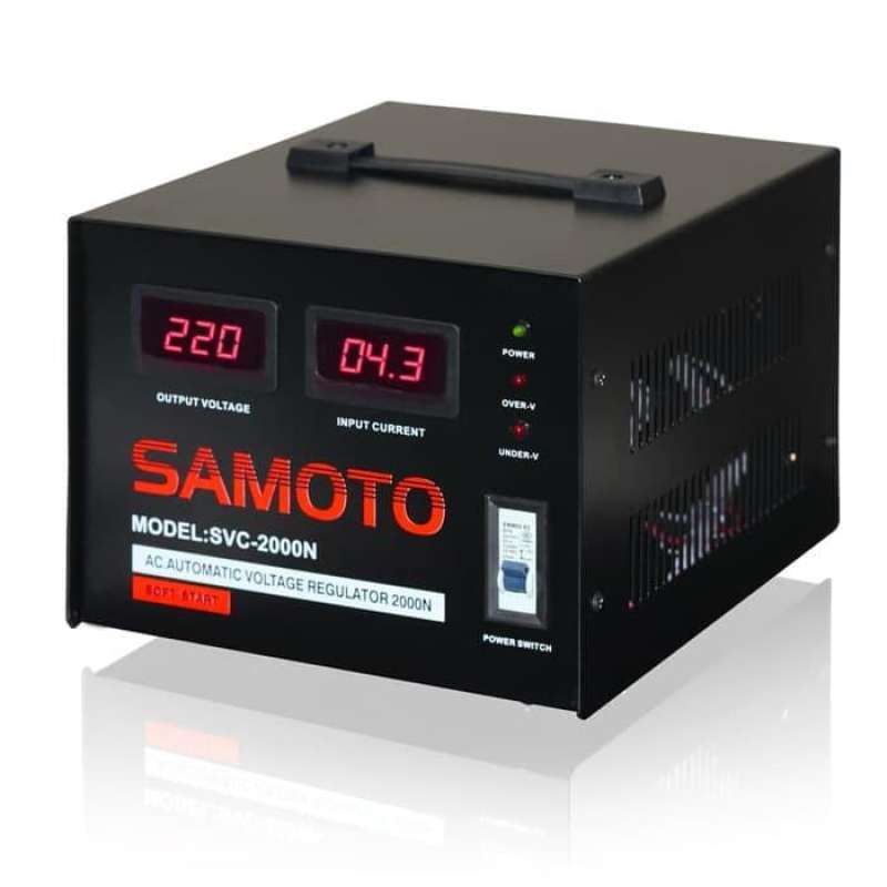 Jual VOLTAGE STABILIZER SERVO MOTOR / STAVOLT LISTRIK RUMAH SAMOTO ...