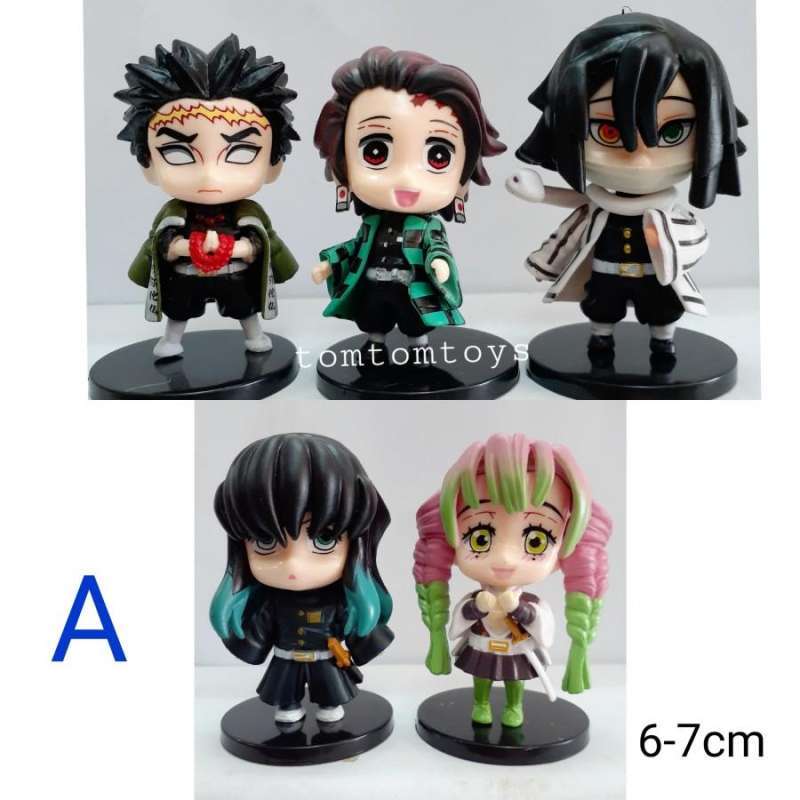 Jual DEMON SLAYER Action Figure Miniatur Topper Cake Kimetsu no Yaiba ...