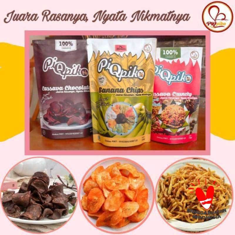 Jual Piqpiko Banana Chips dan Cassava Keripik di Seller PIQPIKO BANANA ...