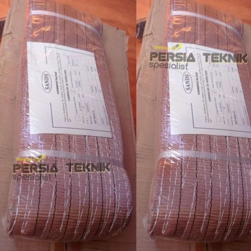 Jual Webbing Sling Sands Polyster Belt 10 Ton X 6 Meter di Seller ...