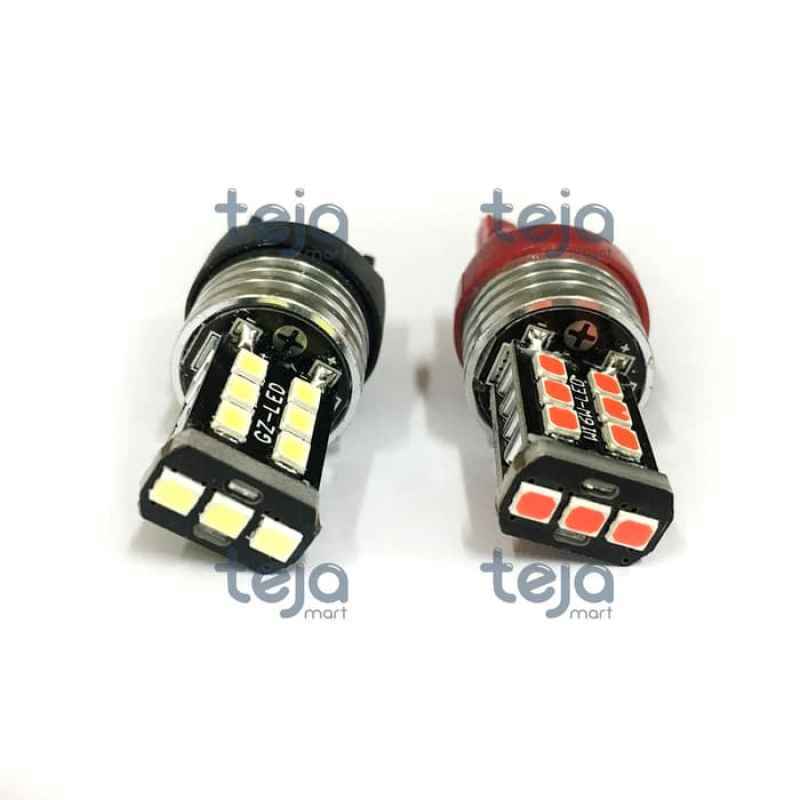 Jual Lampu Rem Led T20 4 Kawat Manteng 15 Titik Extreme Bright Mobil ...