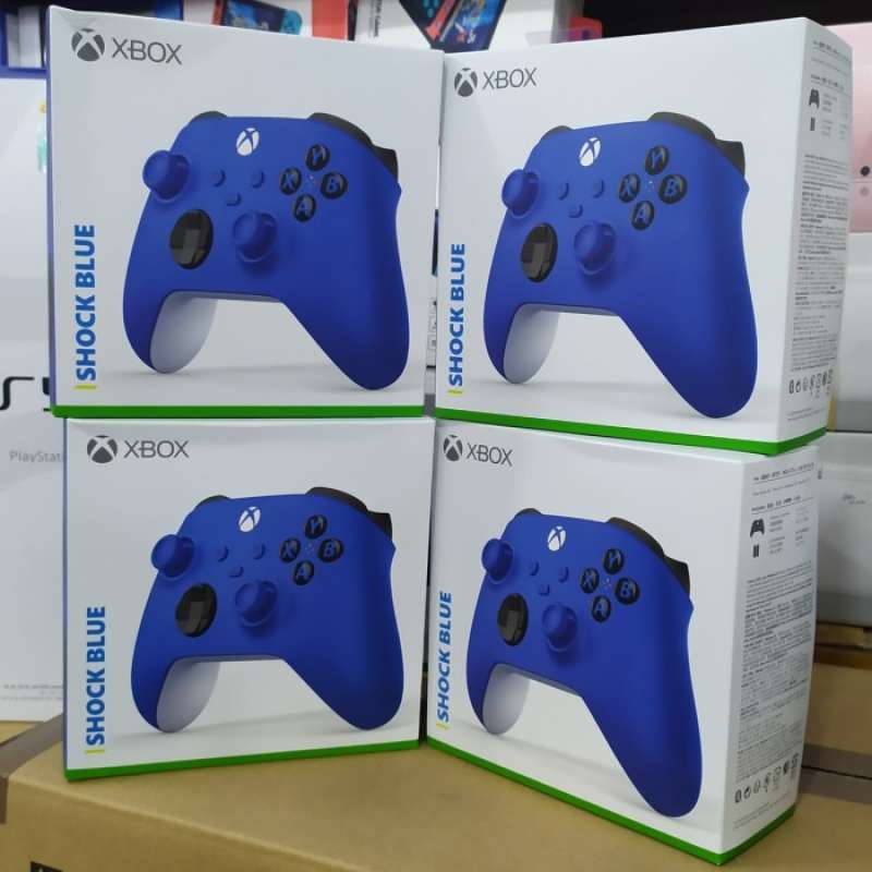 Jual XBOX SERIES WIRELESS CONTROLLER SHOCK BLUE di Seller Afifah Tick ...