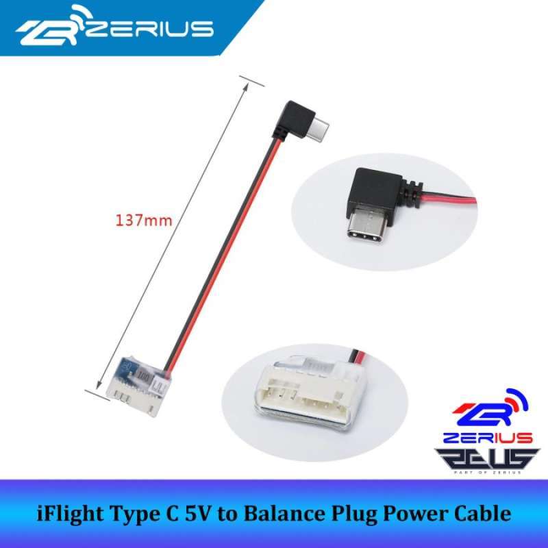 Promo Iflight Balance Plug Power Cable To 5V Type C For Hawkeye Gopro ...