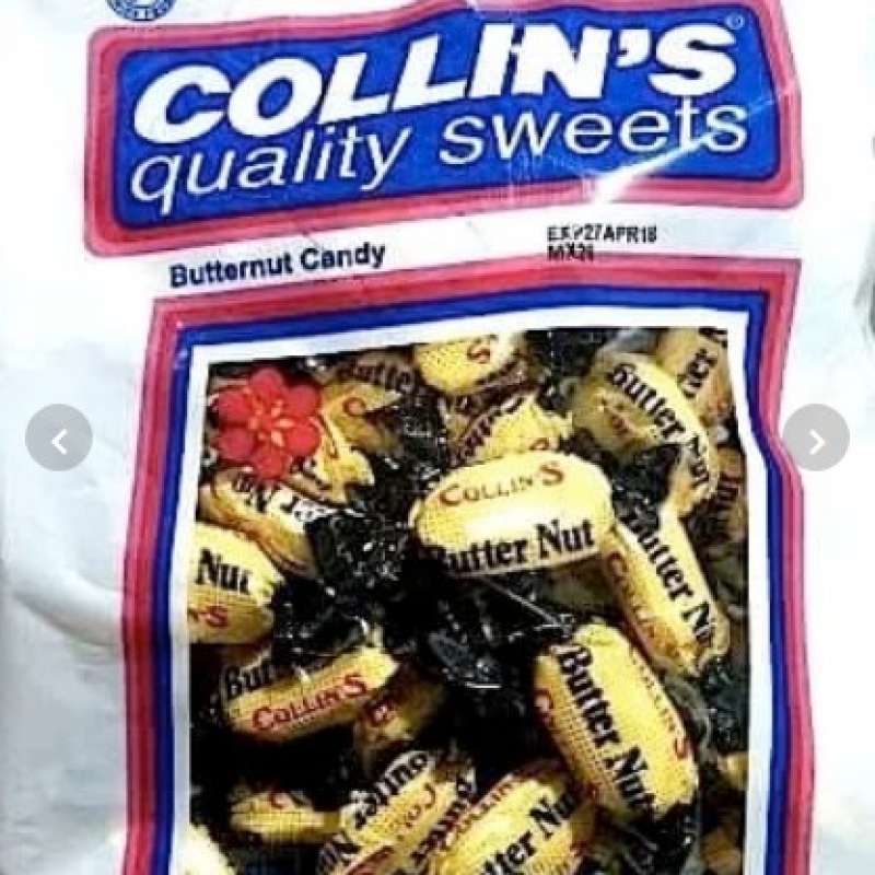Jual Permen Jadul Collin Collins Kacang Butternut Butter Nut Collins ...